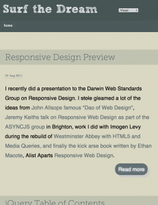 Responsive Design Surf the Dream | Surf the Dream