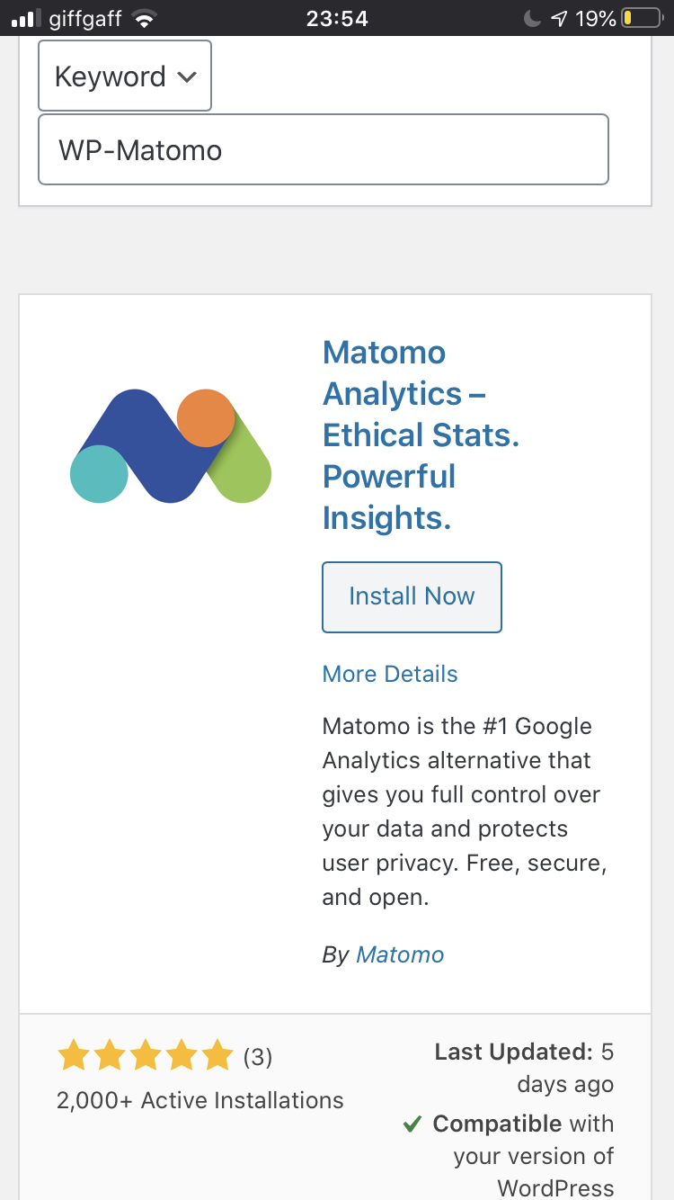 How to configure Matomo Analytics with WordPress | Surf the Dream